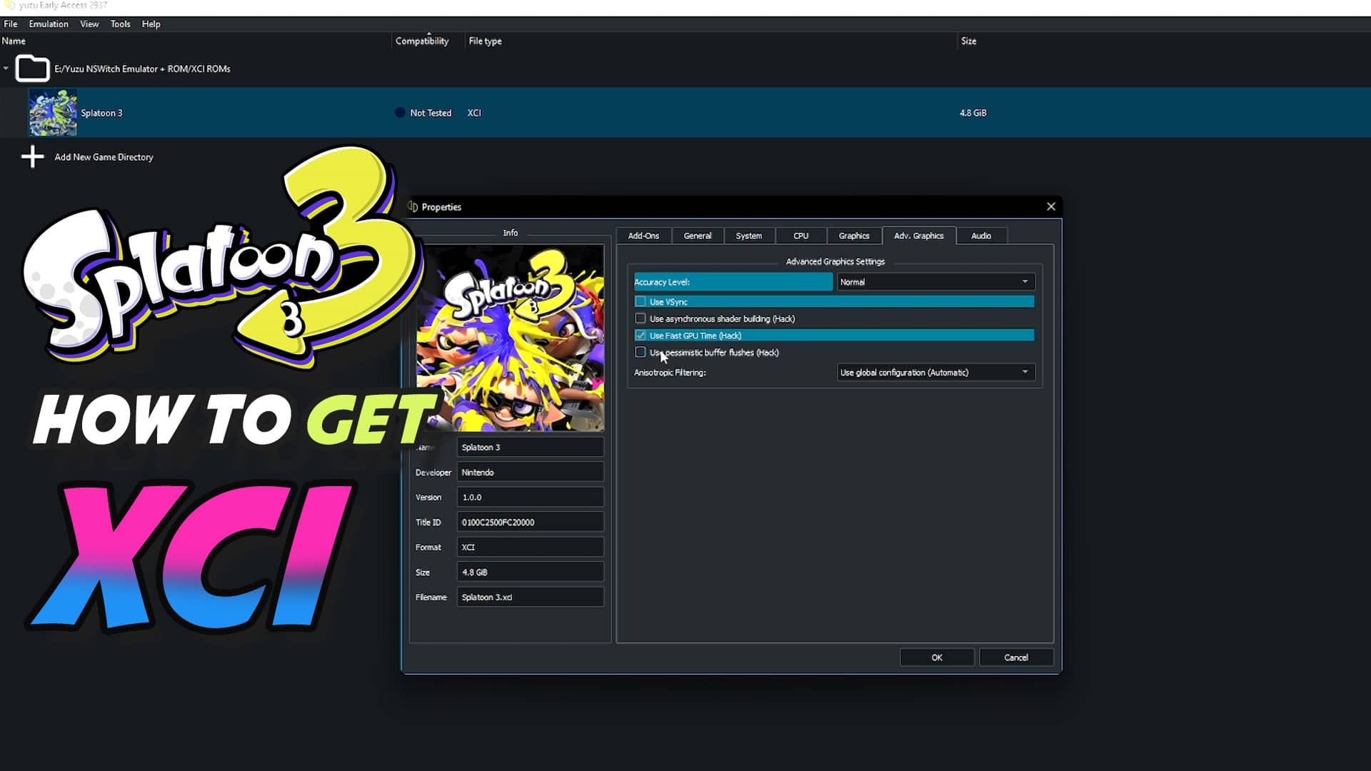 How to get Splatoon 3 XCI and Play on PC Tutorial on Vimeo