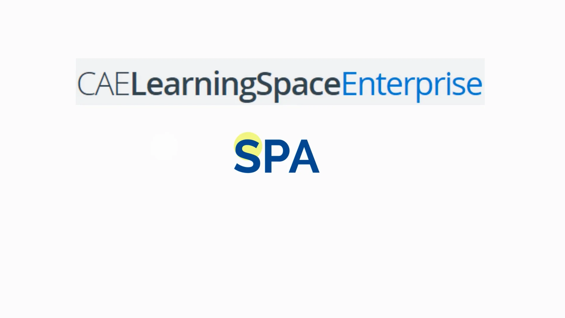 CAE LearningSpace SPA Module on Vimeo