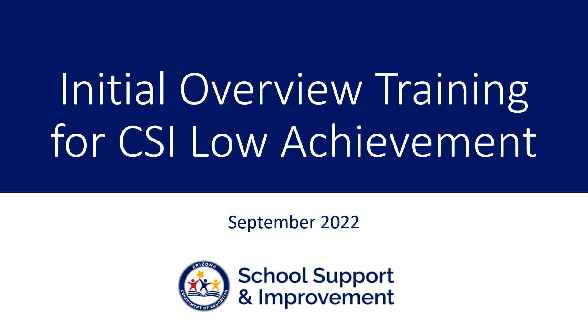 CSI LA Training Sept. 2022.mp4 on Vimeo