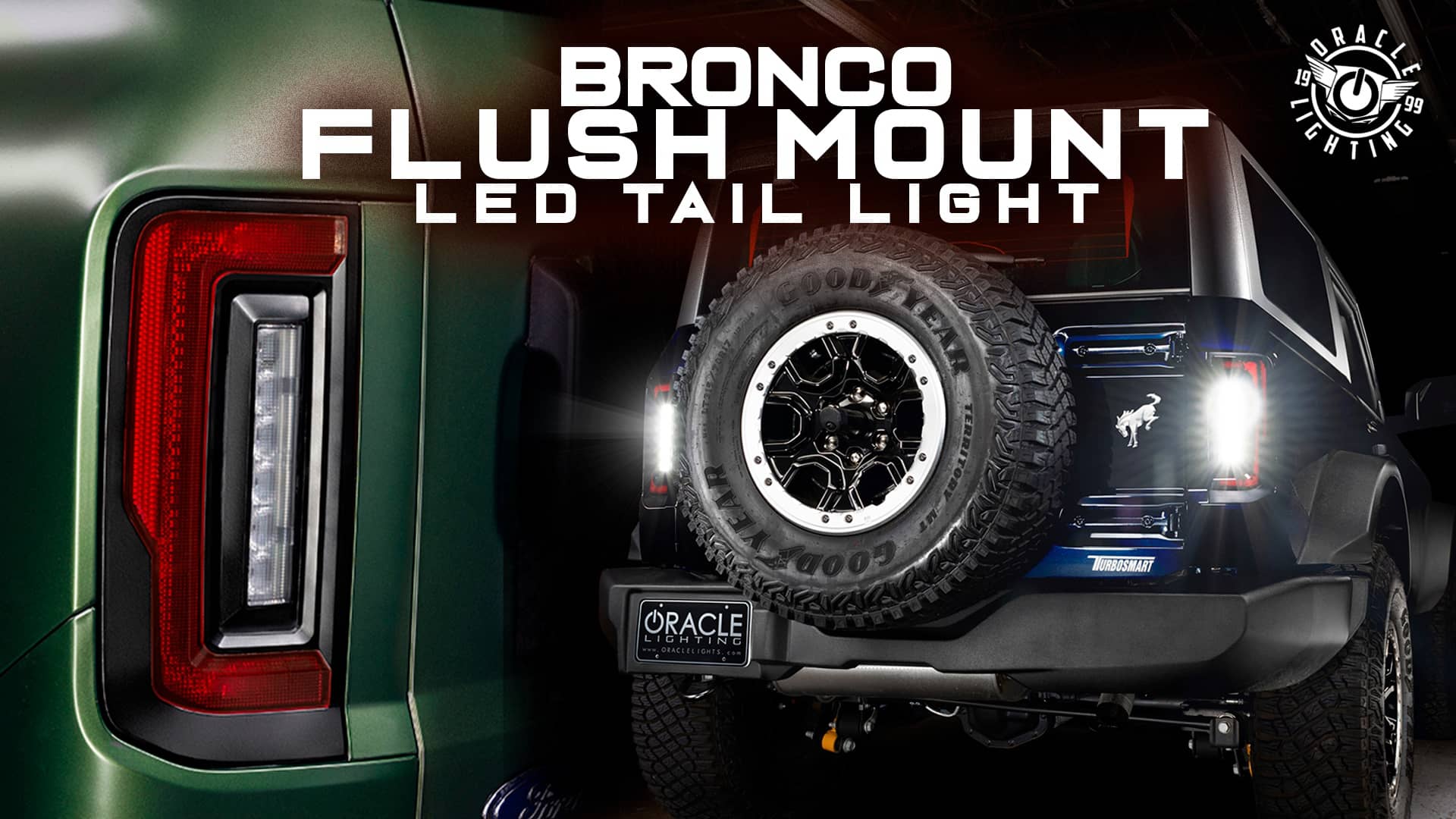 ORACLE Lighting Flush Style LED Tail Lights for 2021+ Ford Bronco on Vimeo