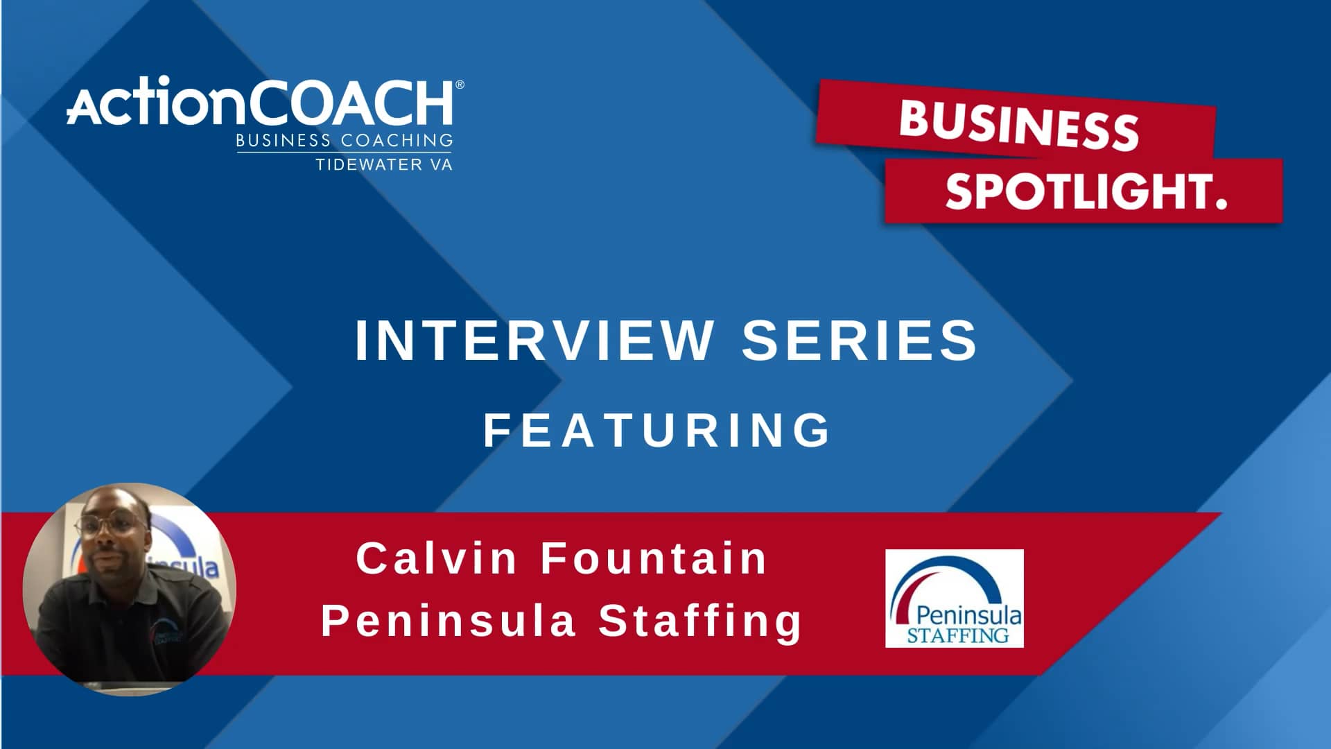 ActionCOACH Tidewater VA Spotlight Interview: Calvin Fountain, owner of ...