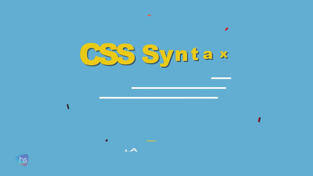 204 CSS Syntax on Vimeo