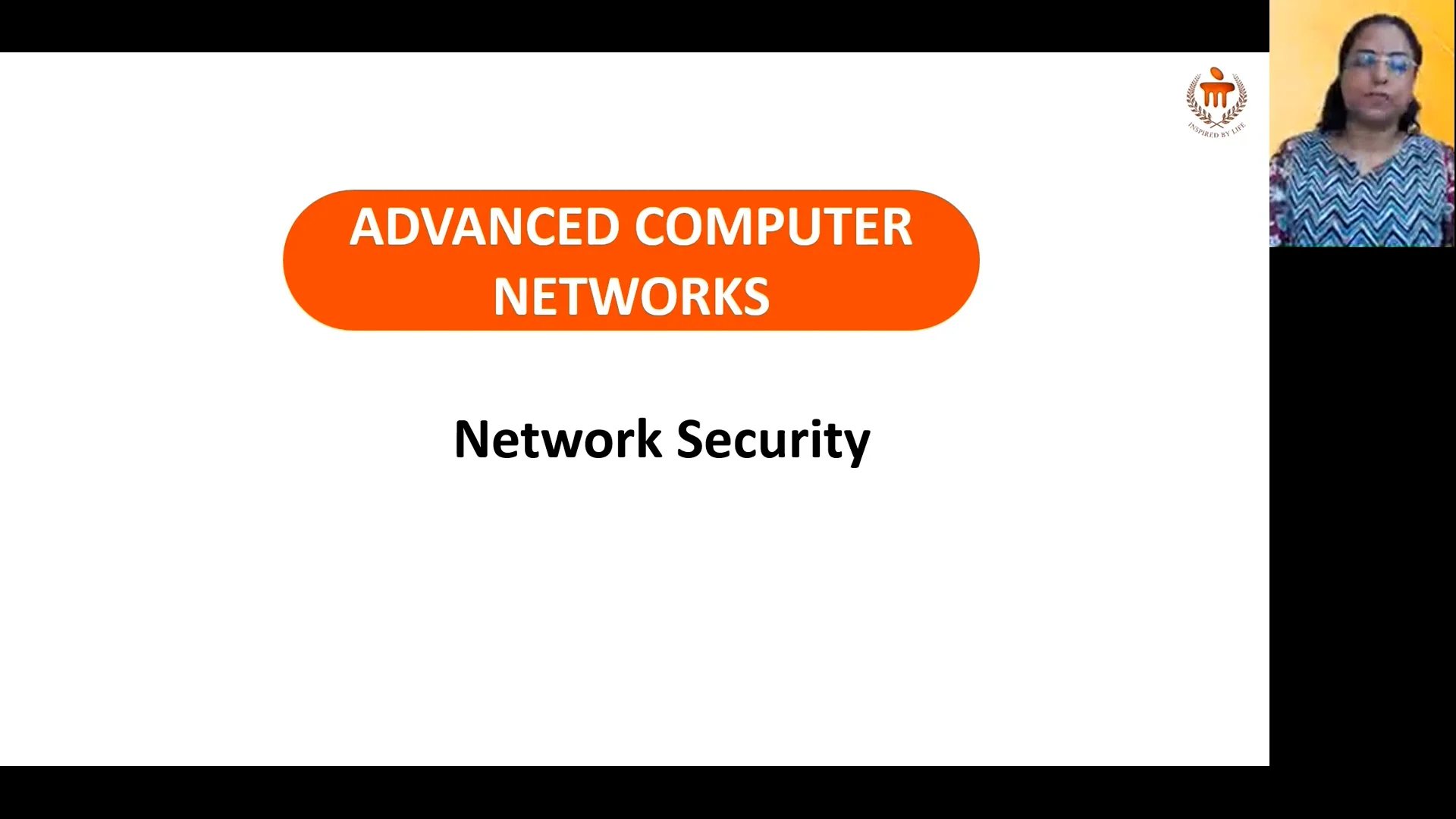 Advanced Computer Networks - Batch 2-20220904 on Vimeo
