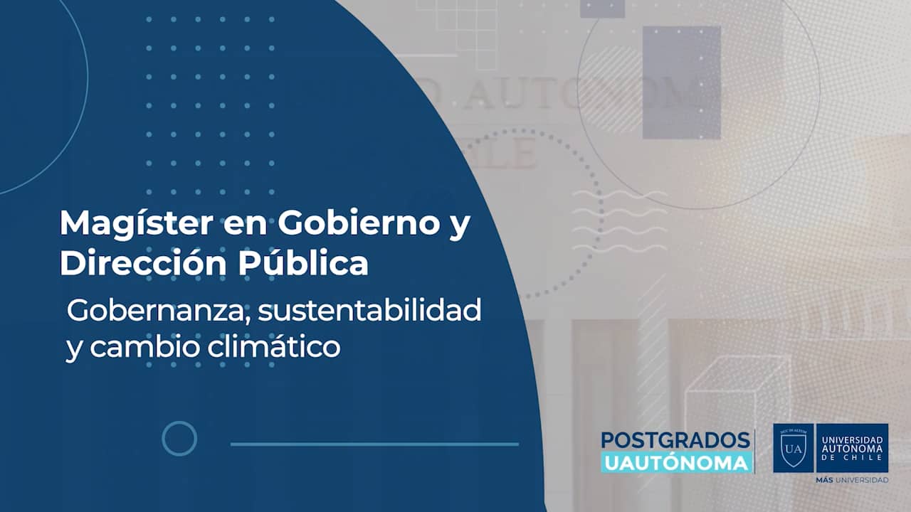 MGDP_ Gobernanza, sustentabilidad y cambio climático_ INTRO on Vimeo