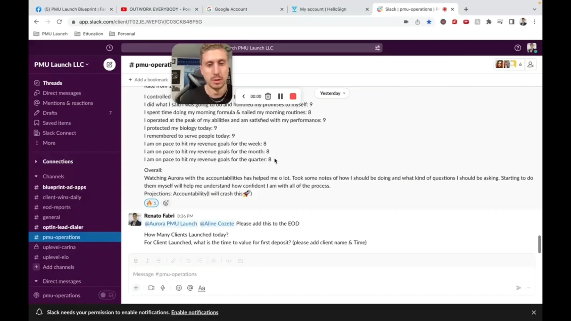 Connecting to our Slack Channel v2
