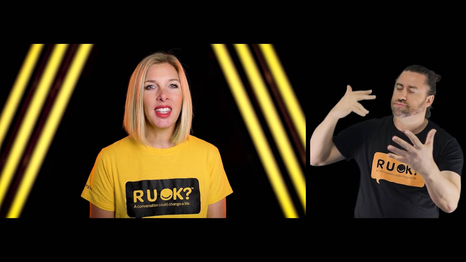 R U OK?Day 2022 virtual event (Auslan) on Vimeo