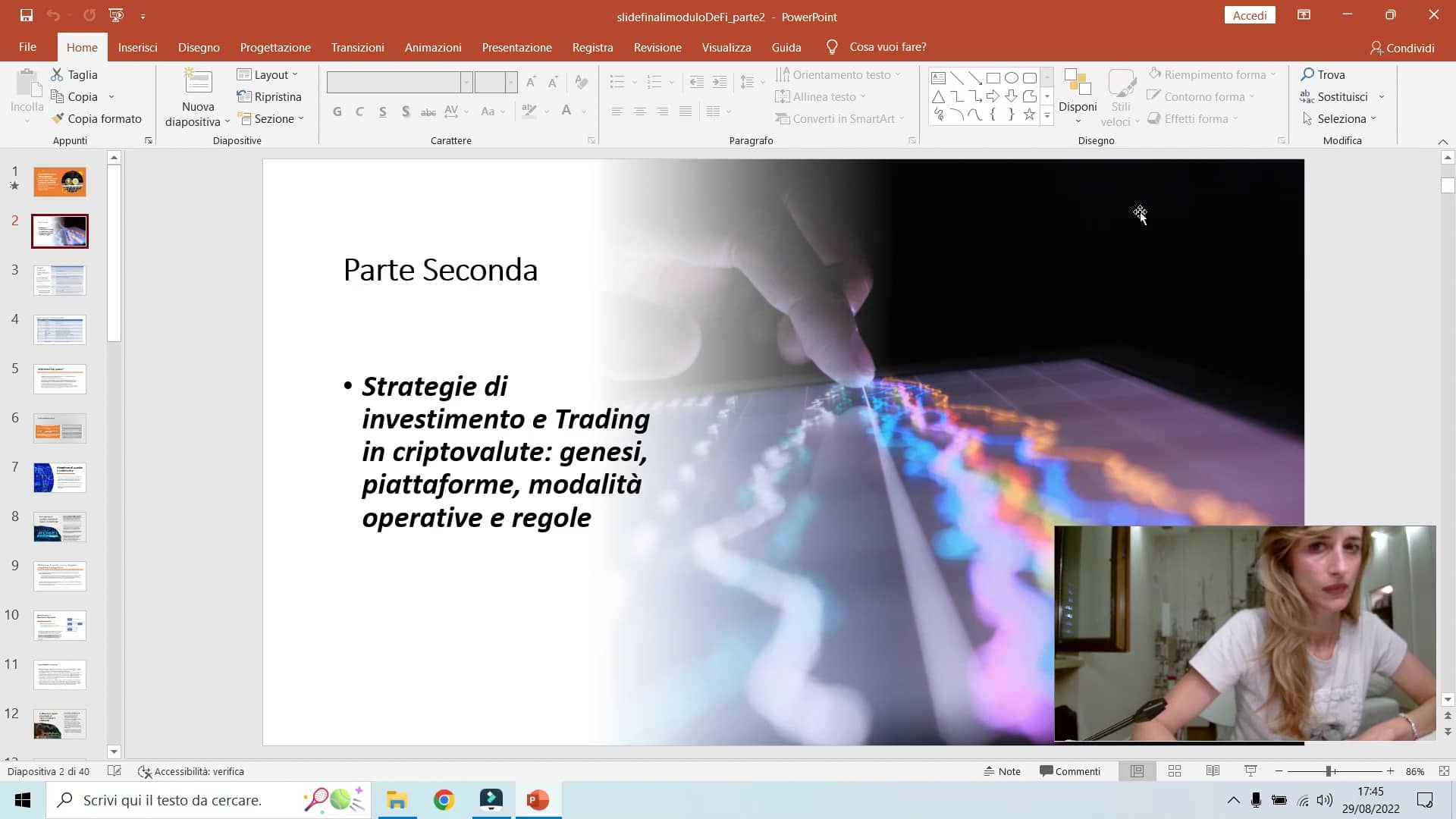 Modulo 10 p. 2 - DeFi: trading e strategie di investimento on Vimeo