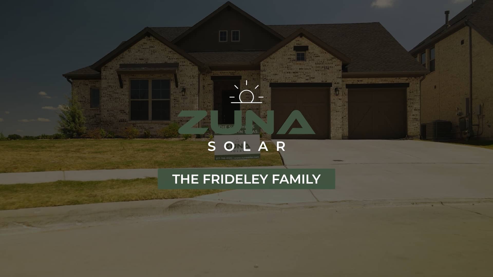 THE FRIDELEY FAMILY | ZUNA SOLAR on Vimeo
