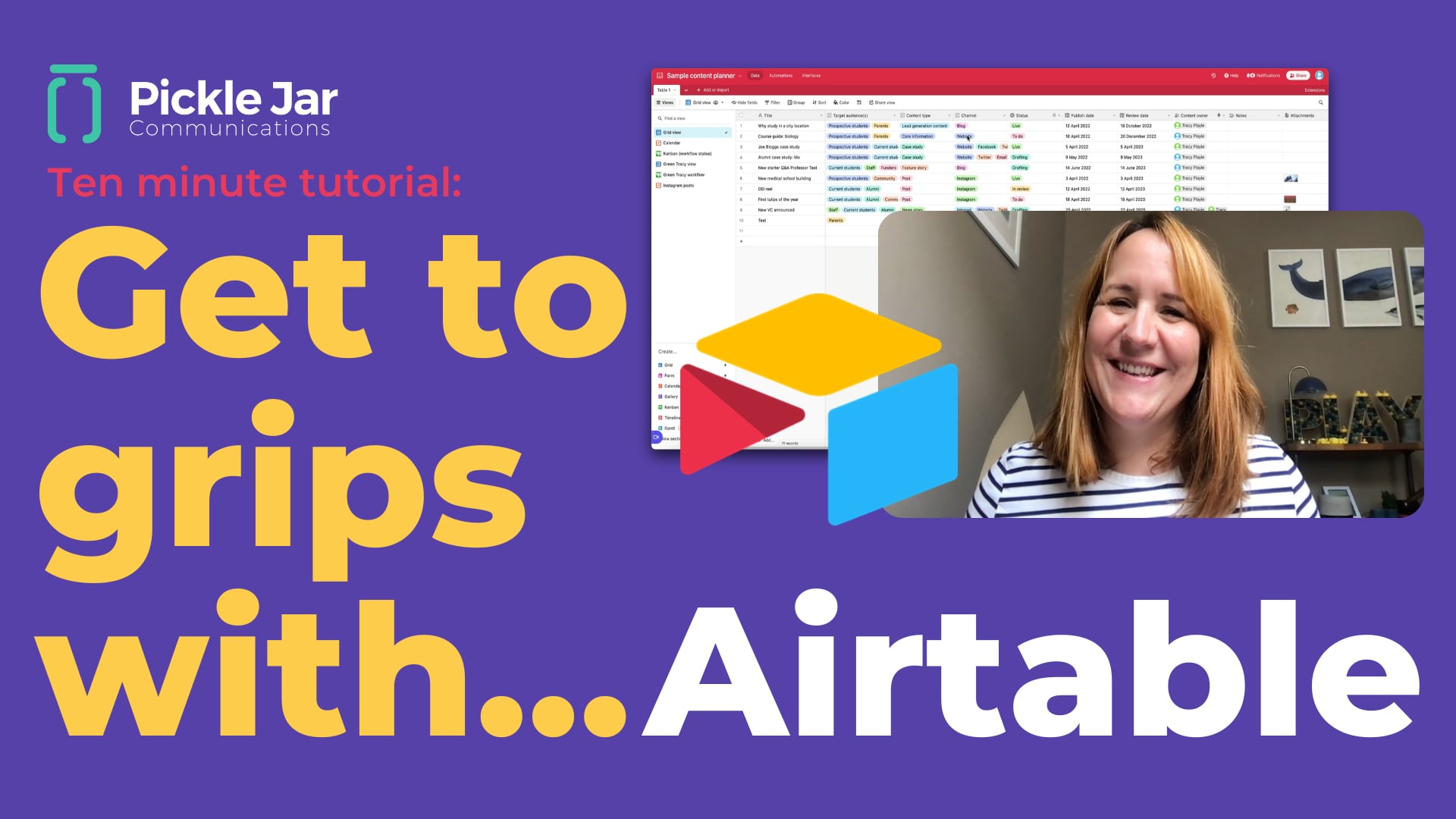 Ten minute tutorial: Get to grips with Airtable on Vimeo