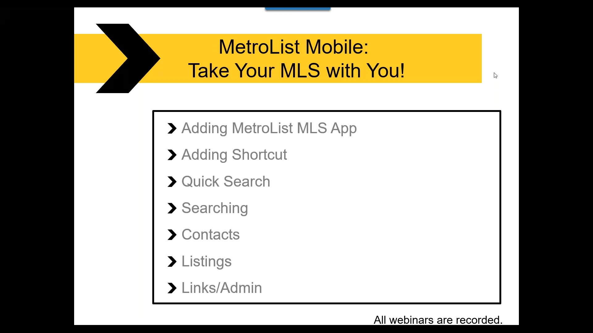 MetroList Mobile: Take Your MLS with You!