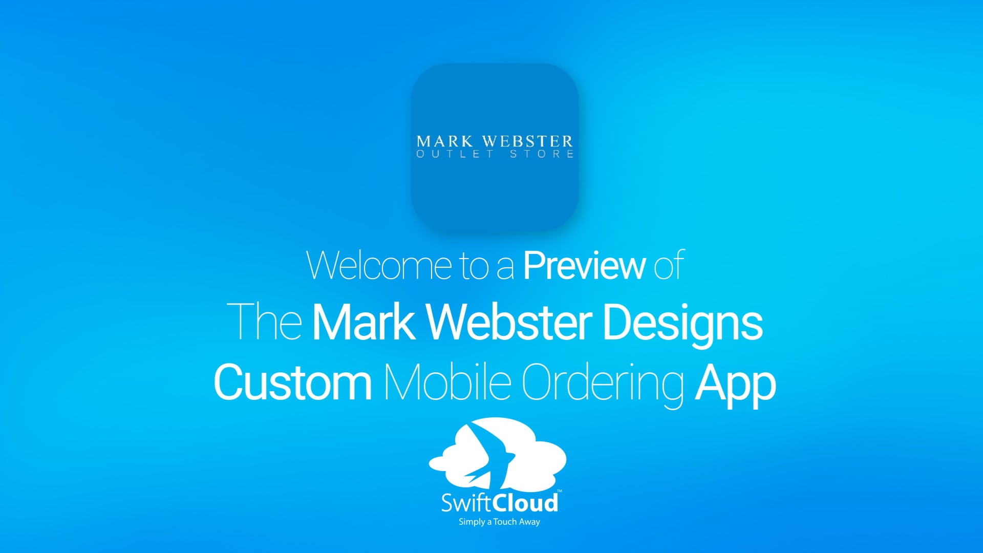 Mark Webster Designs - Mobile App Preview - MAR084W on Vimeo