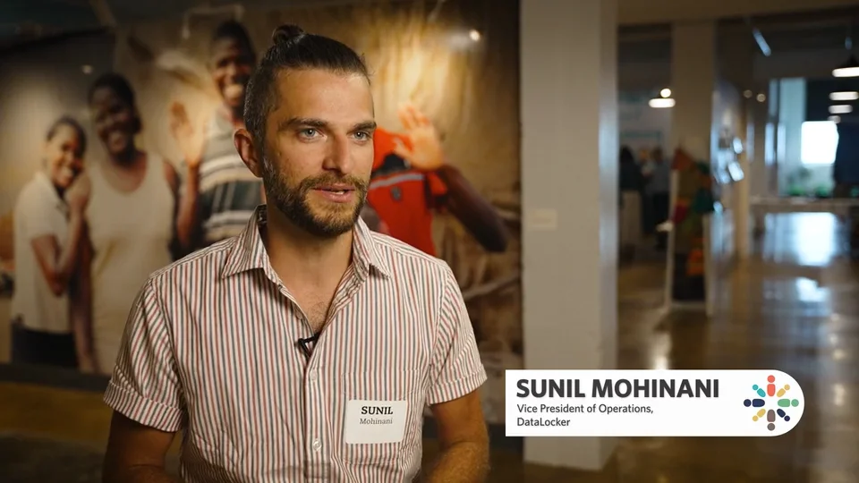 Sunil Mohinani: Vice President of Operations, DataLocker on Vimeo