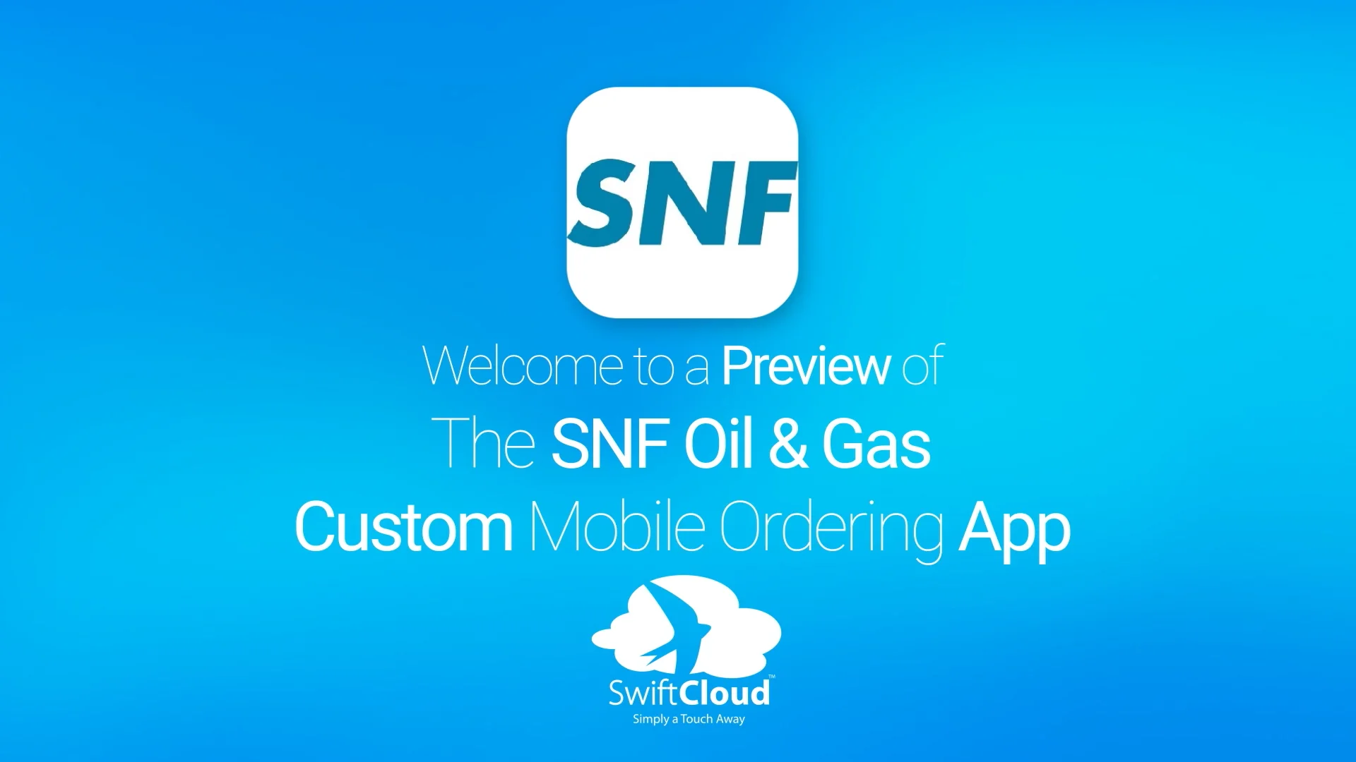 SNF Oil And Gas - Mobile App Preview - SNF4444W on Vimeo