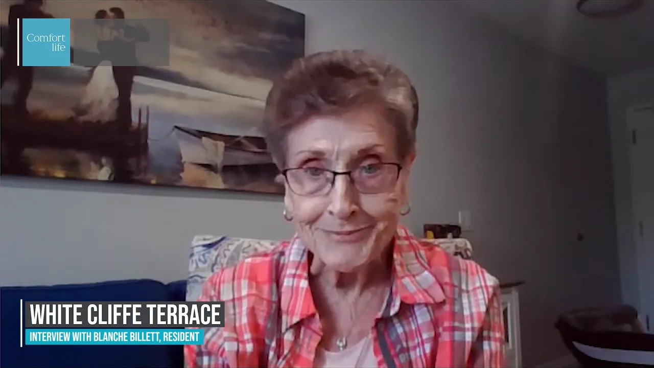 White Cliffe Terrace - Interview with Resident - Blanche B - 2022 on Vimeo