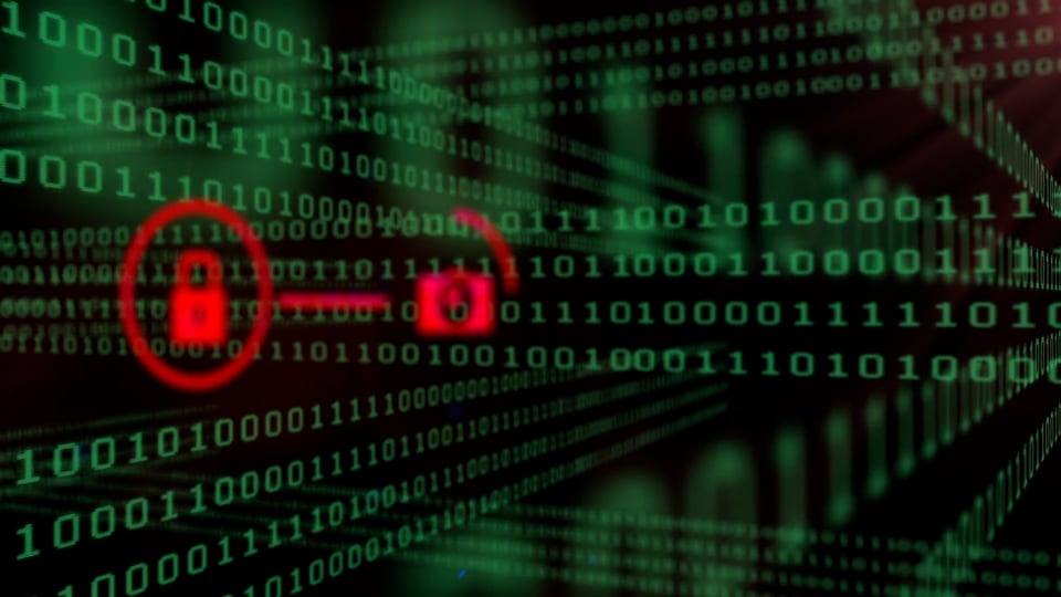 Animation of network with digital icons and binary coding processing Video from Pikwizard