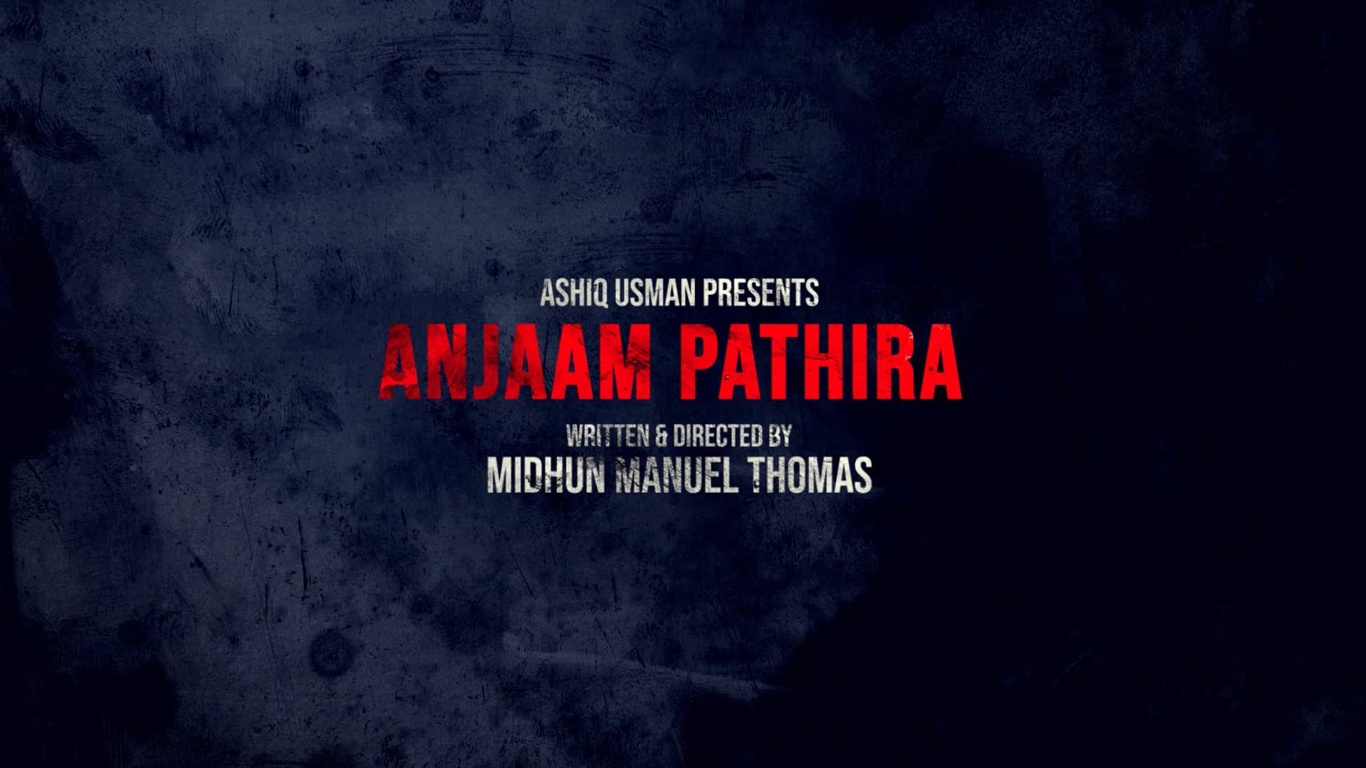 Anjaam Pathira Film sequence Design on Vimeo