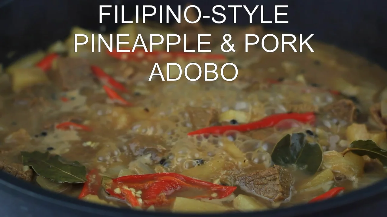 Filipino-Style Pineapple & Pork Adobo on Vimeo