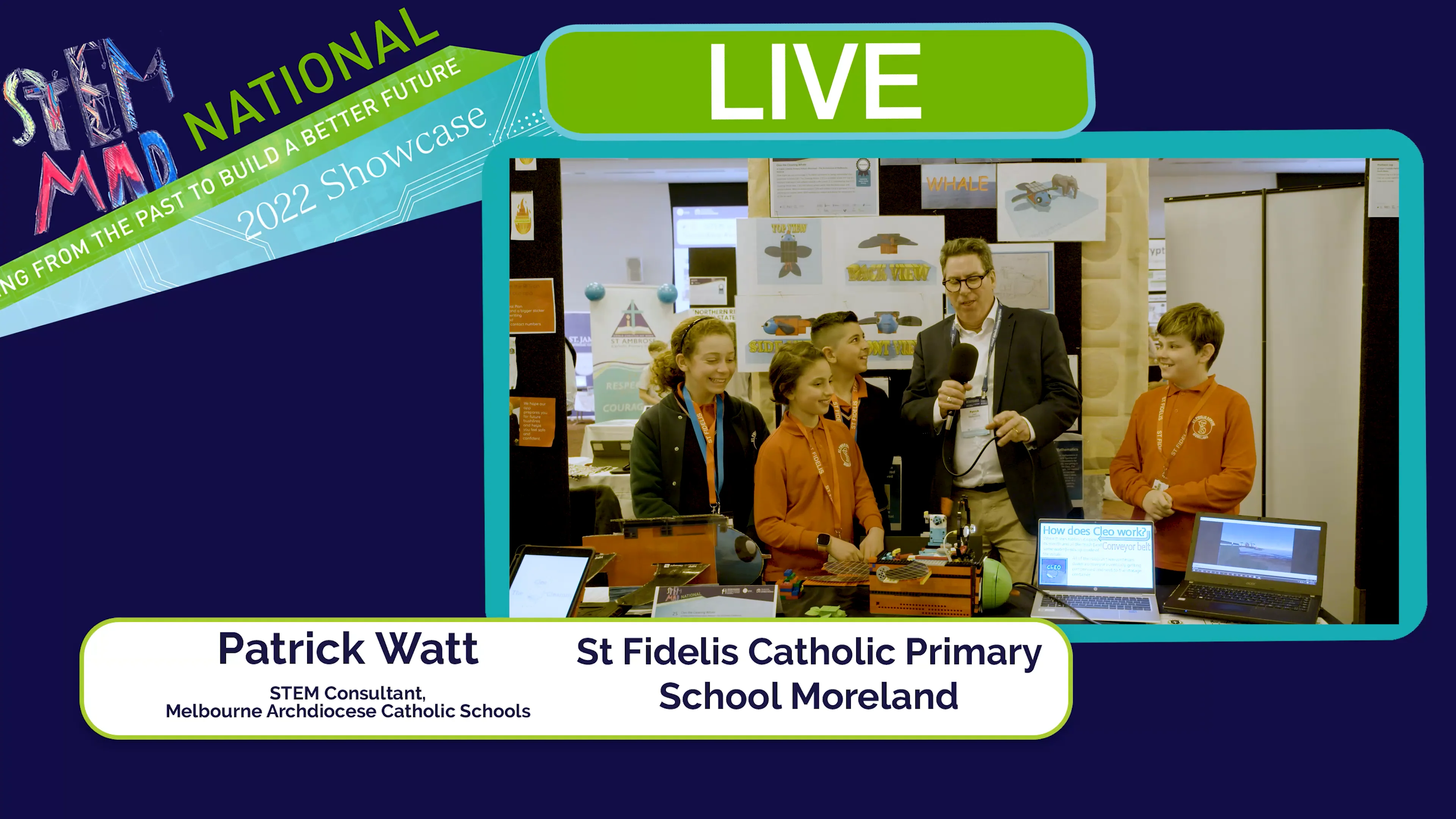 STEM MAD National 2022 -Patrick Watt with St Fidelis Primary School ...