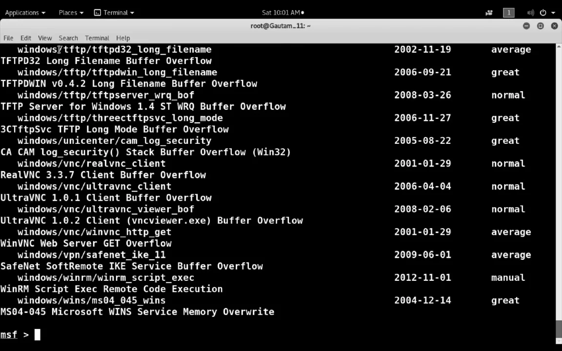 009 Msfconsole Commands Part -2 on Vimeo