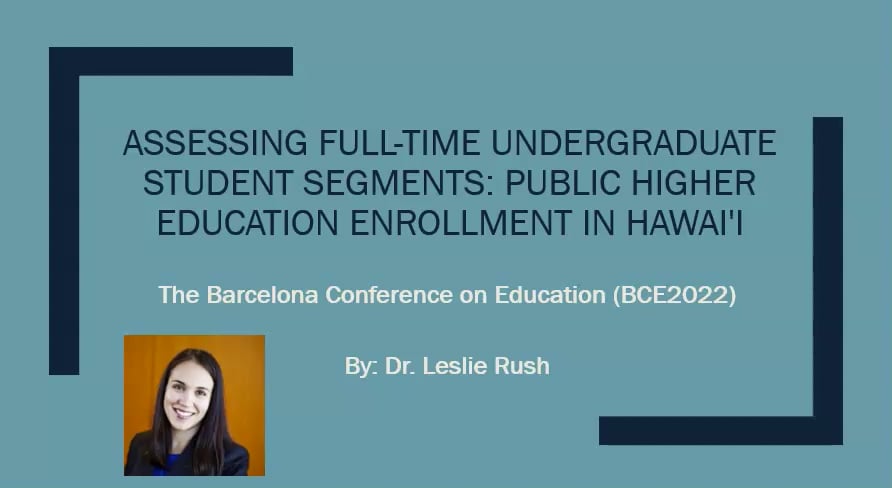 Assessing Full-time Undergraduate Student Segments: Public Higher ...