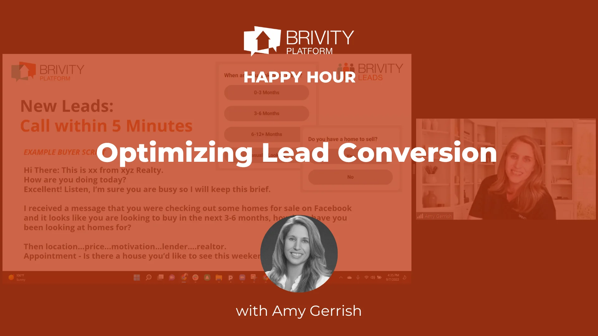 Brivity Happy Hour - Optimizing Lead Conversion on Vimeo
