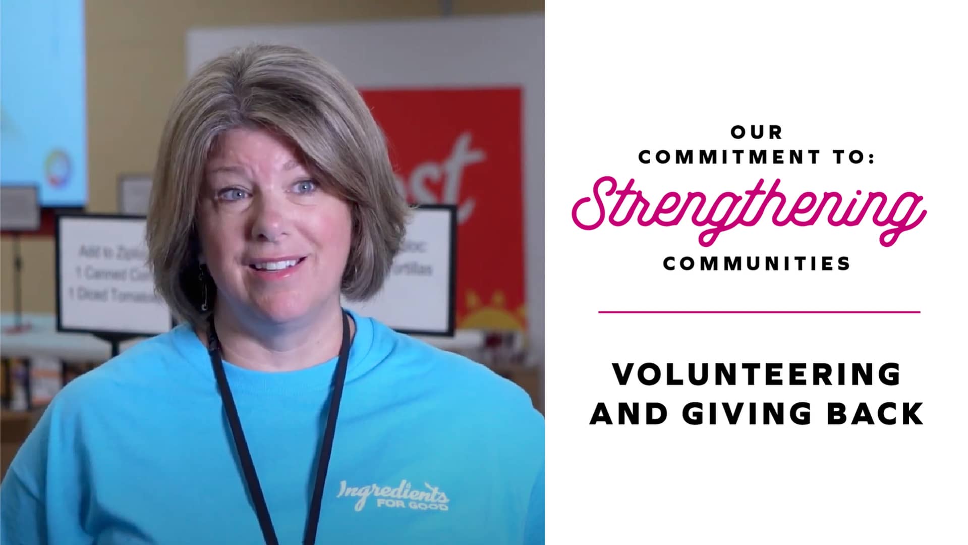 Strengthening Communities: Volunteering and Giving Back on Vimeo
