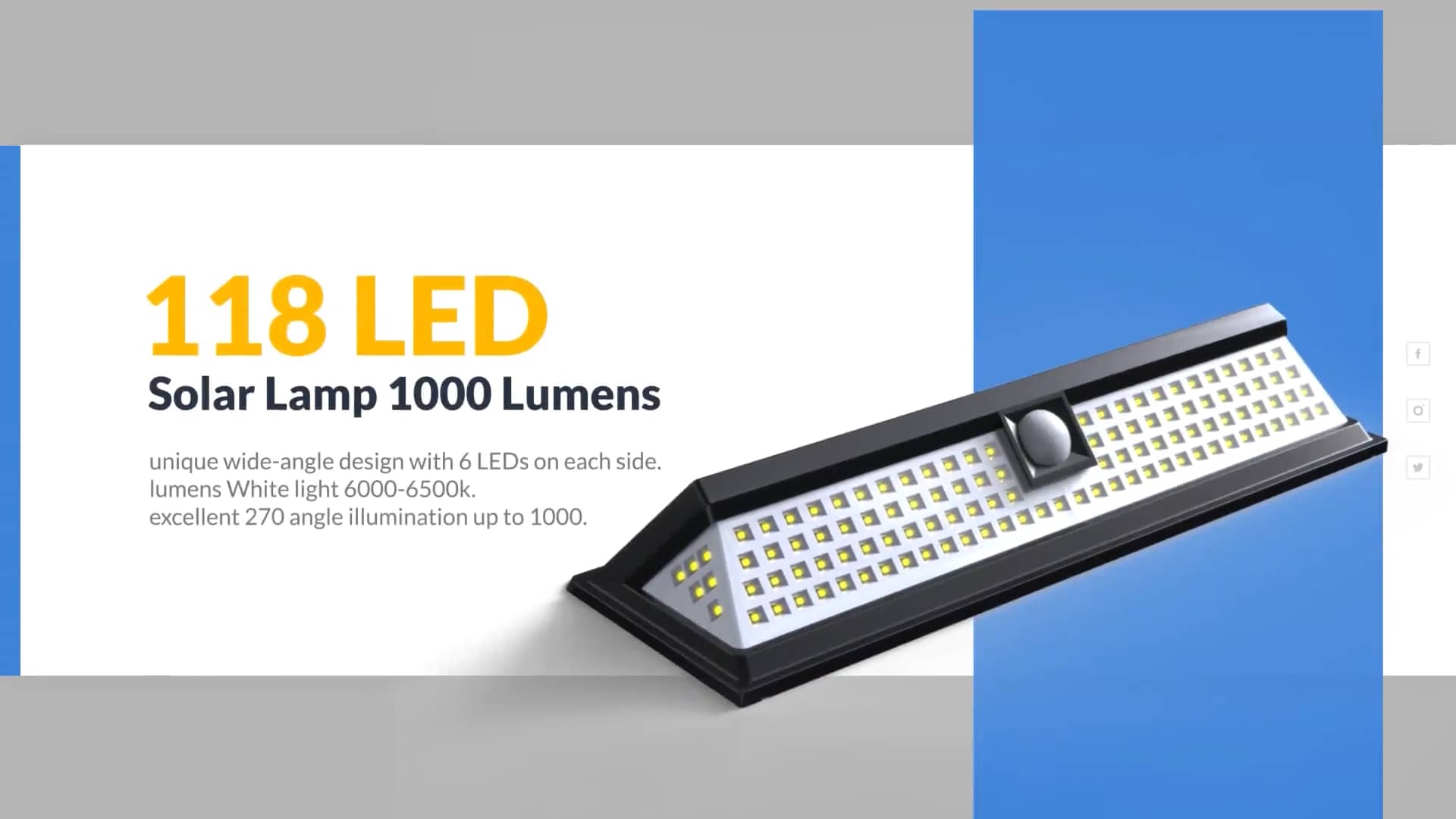 118 LED Solar Light on Vimeo