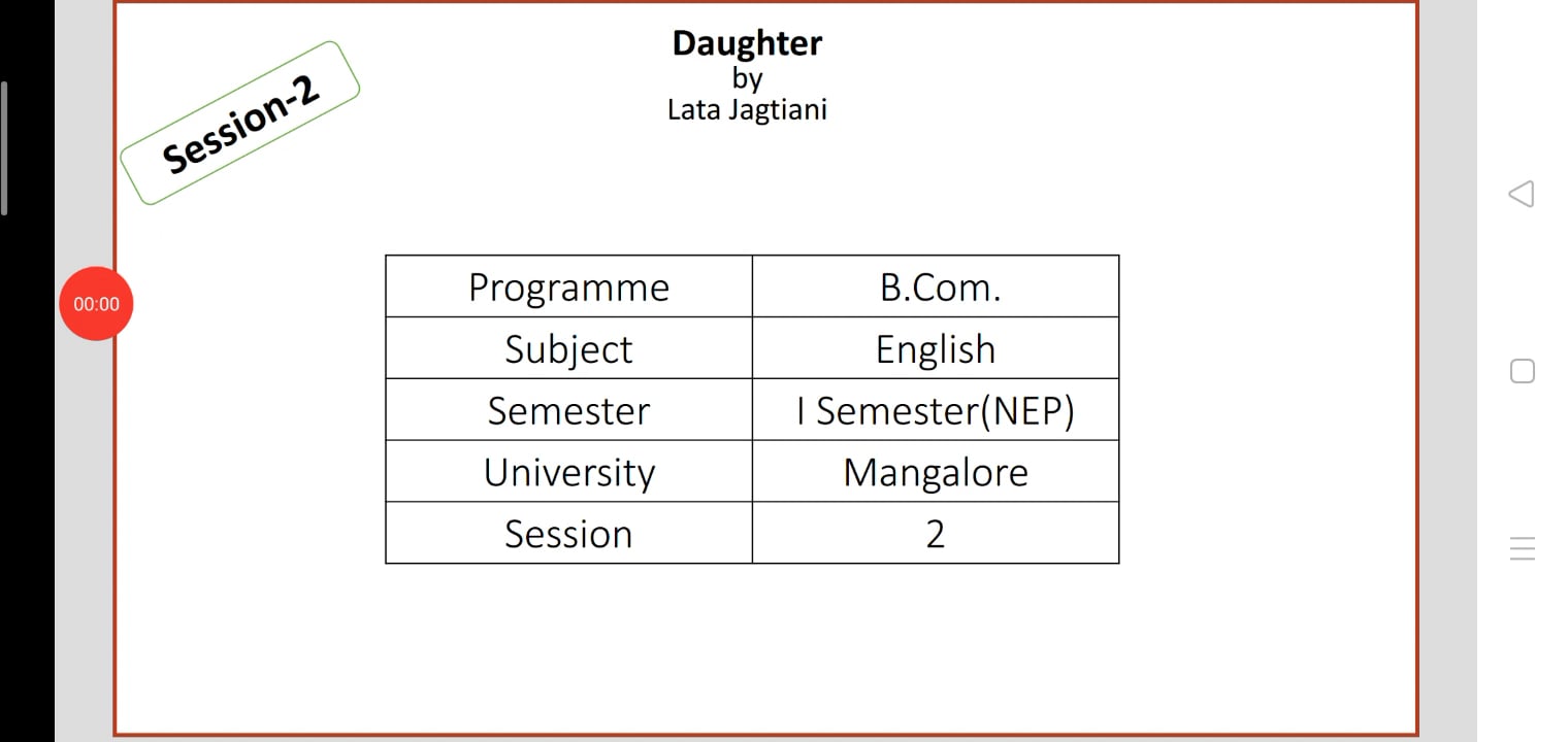 Session 2- Daughter.mp4 on Vimeo