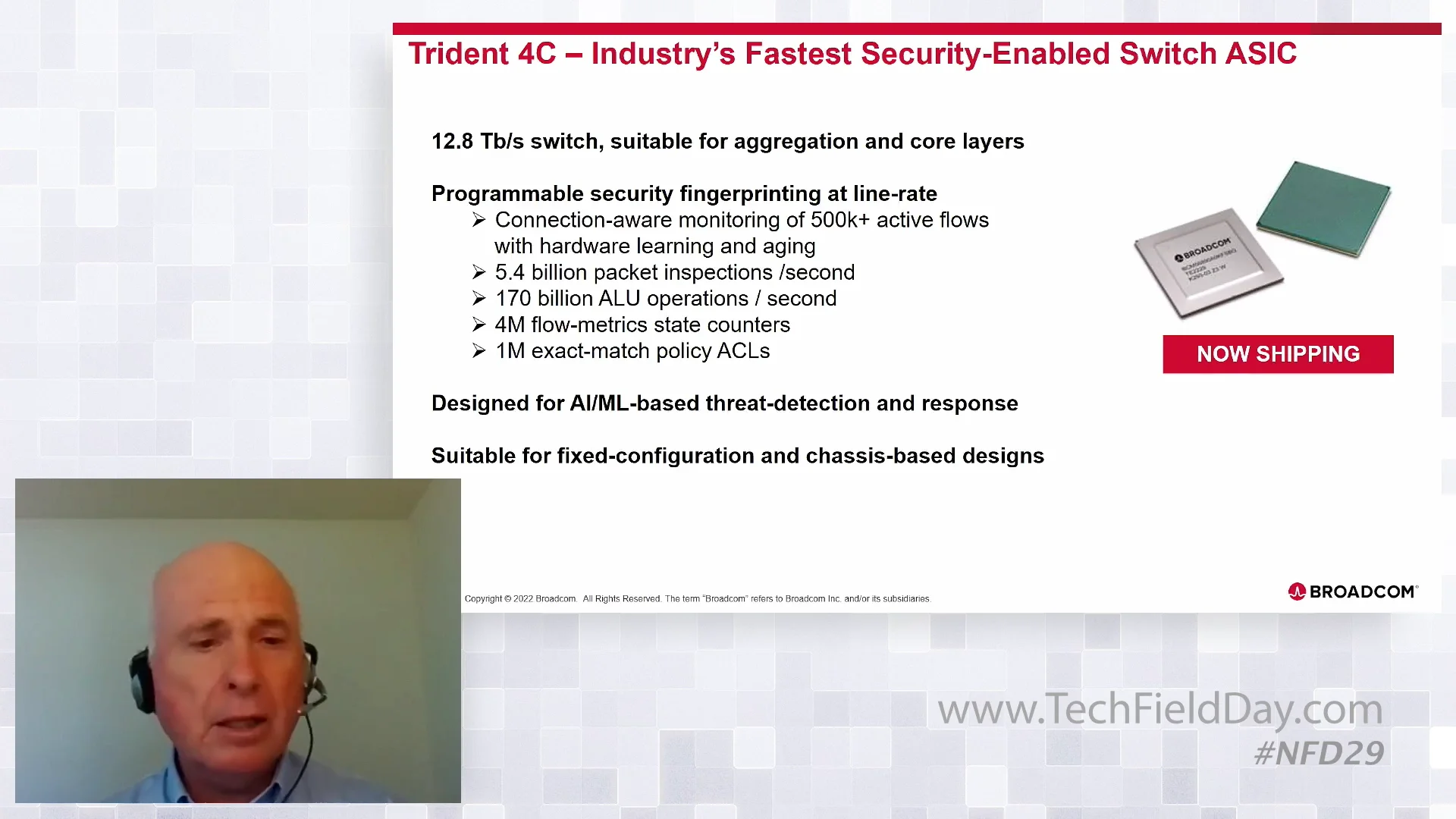 Broadcom’s Trident 4C: Industry’s Fastest Security- Enabled Switch ASIC ...