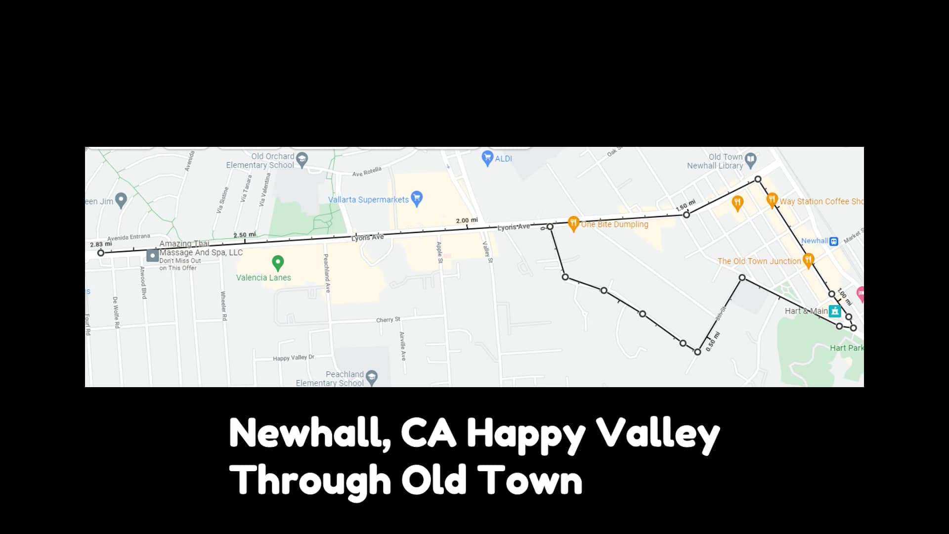 A Drive Through Happy Valley in Newhall to Old Town.mp4 on Vimeo