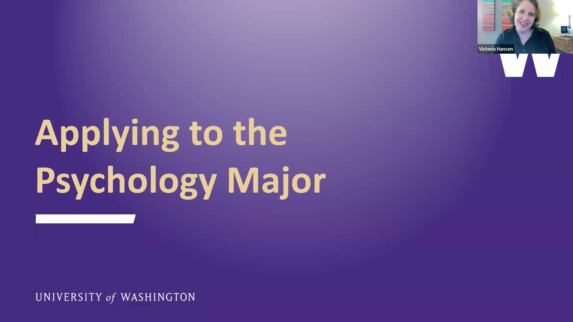 Applying to the Psychology Major on Vimeo