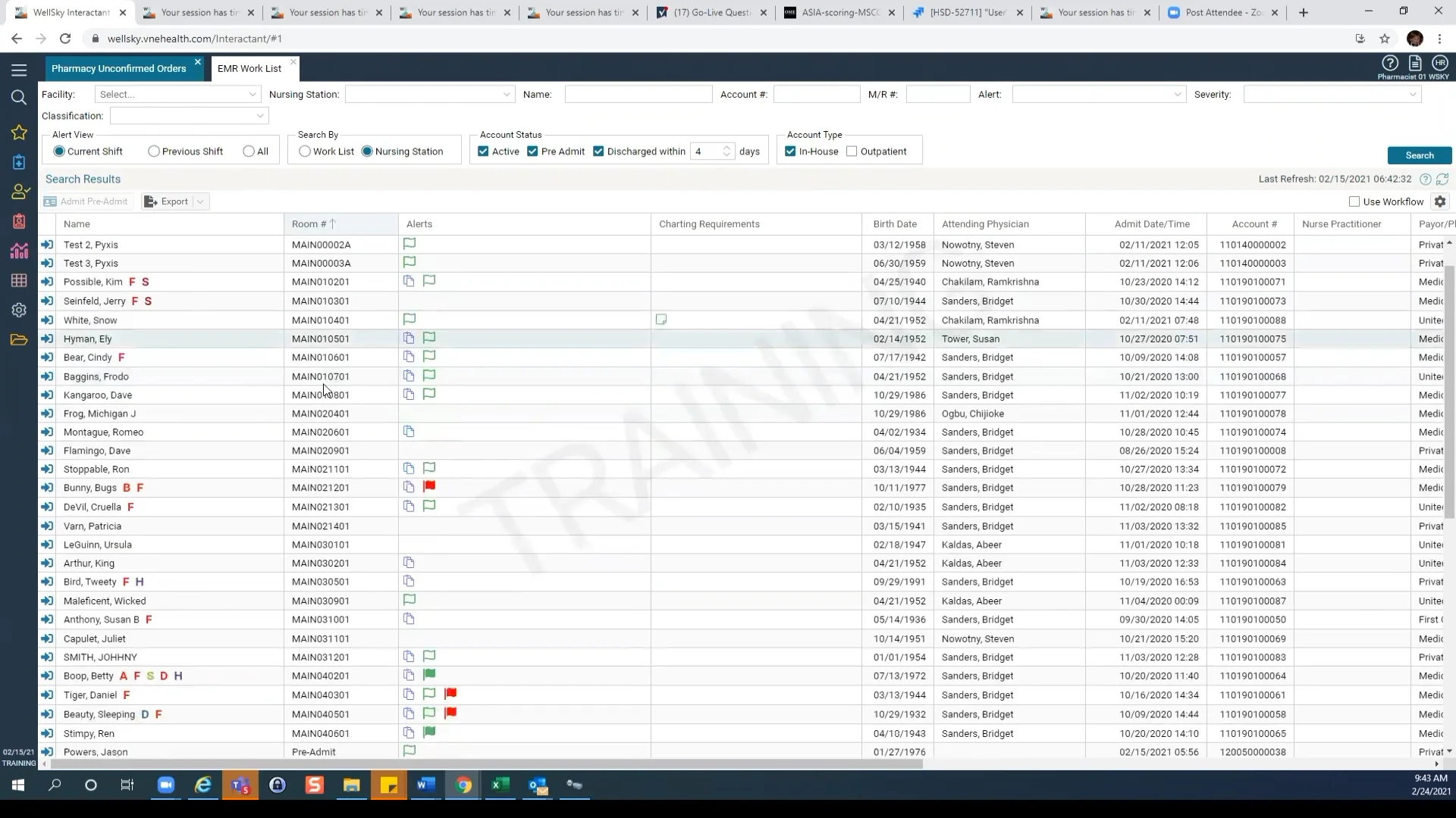 Sorting, Alerts, Charting Requirements