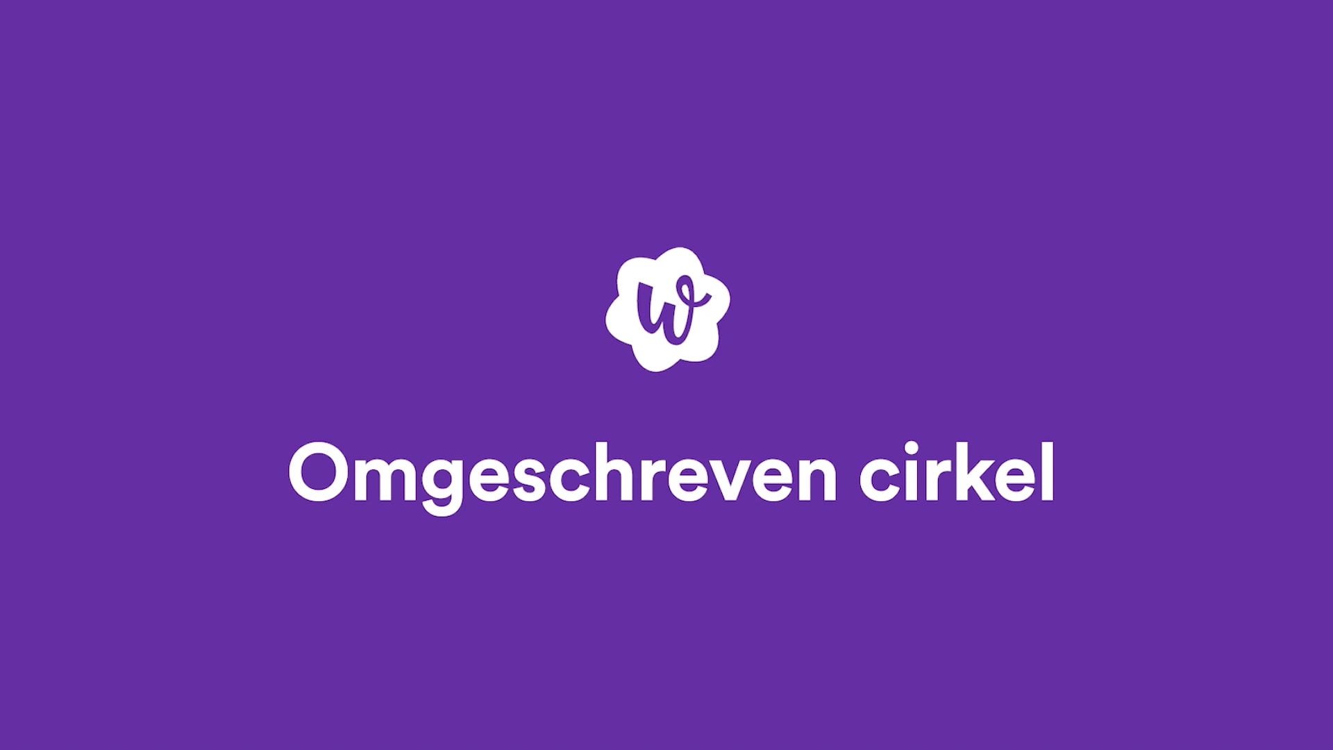 Omgeschreven cirkel (3) oefenen | StudyGo