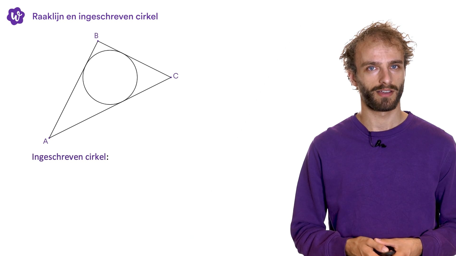 Raaklijn en ingeschreven cirkel oefenen | StudyGo