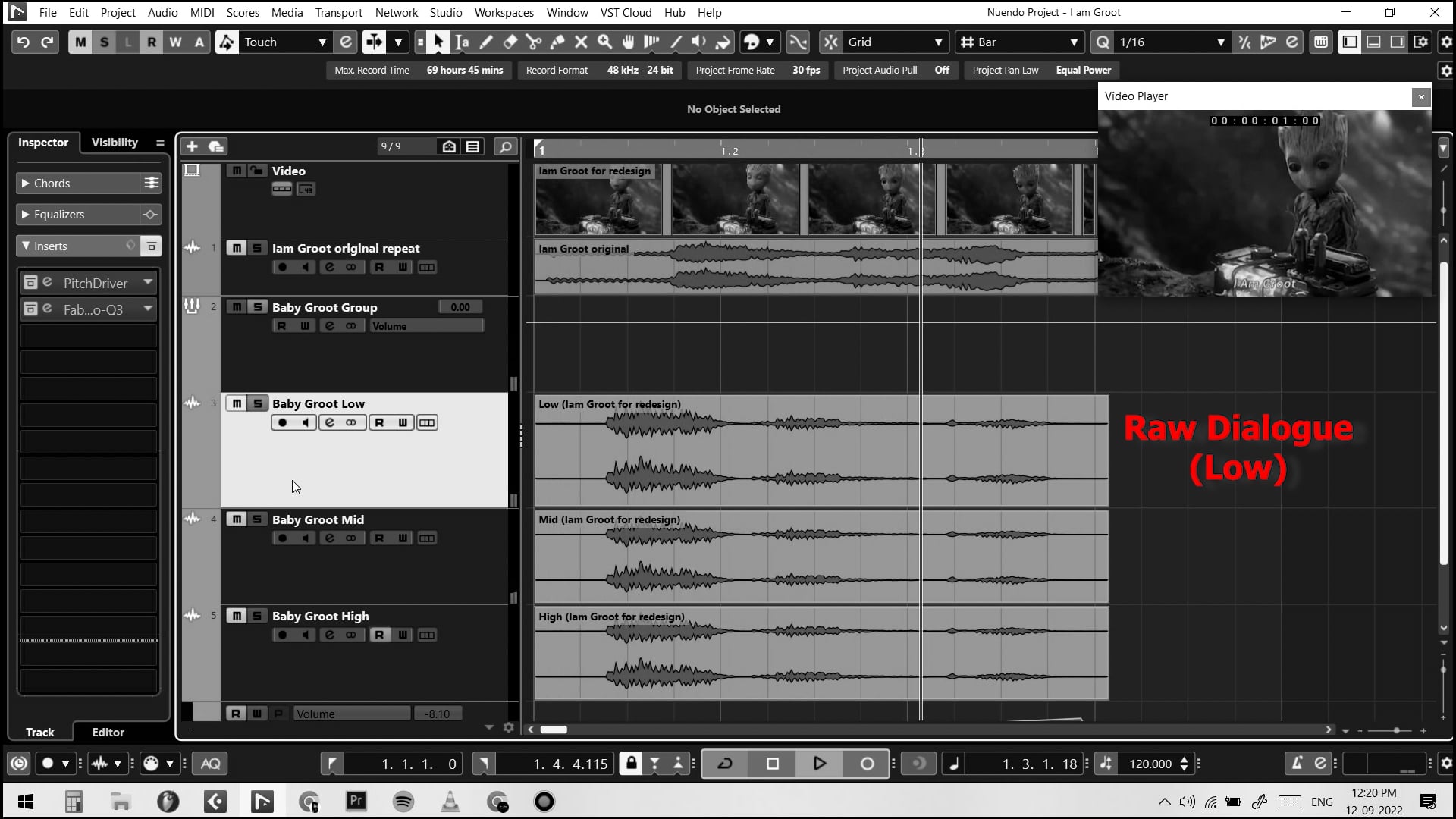 Re-create Baby Groot Dialogue on Vimeo