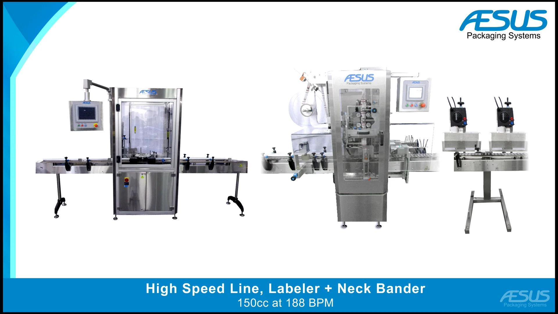 Aesus High Speed Label and Neck Band Line