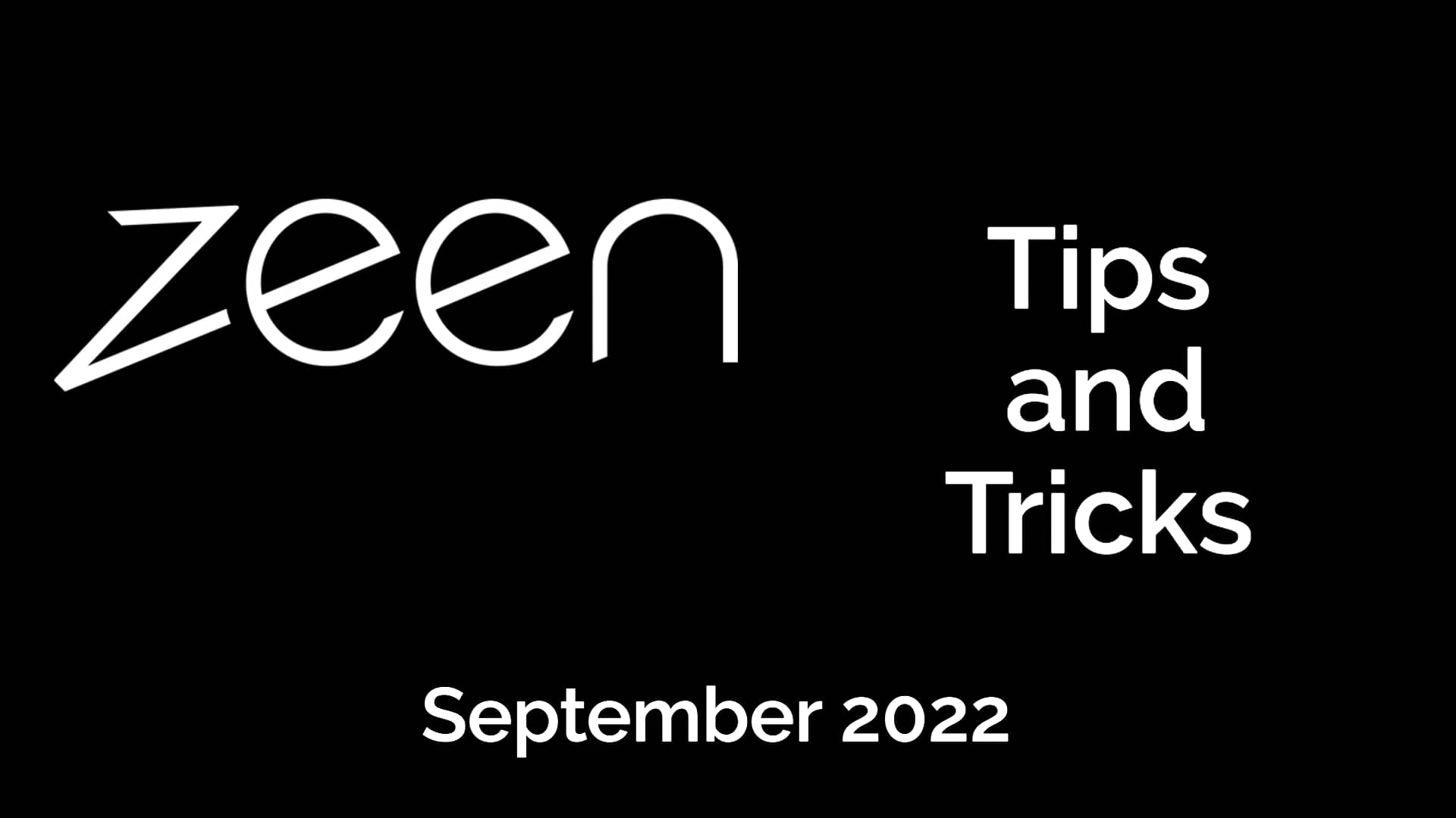 Zeen: Stationary Exercises pt. 2 on Vimeo