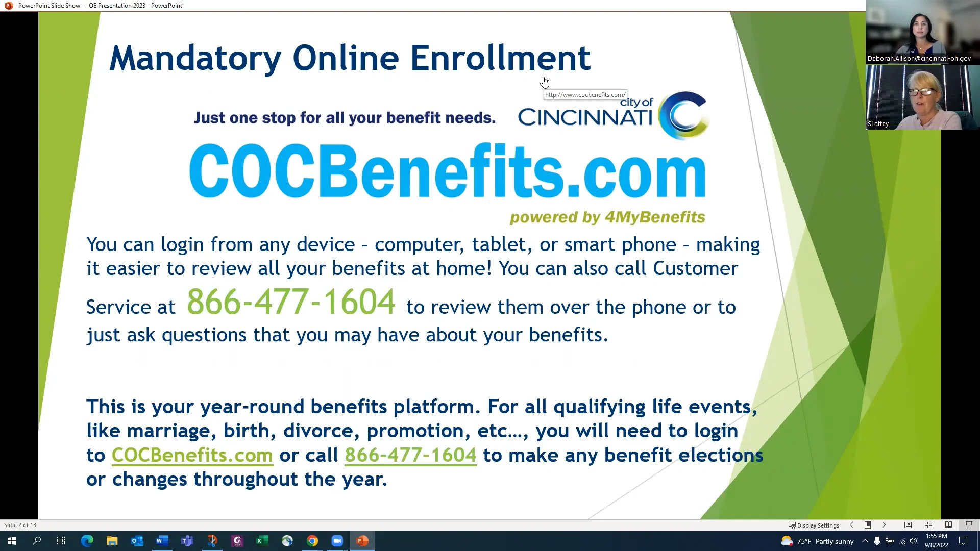 2023 COC: Open Enrollment Intro on Vimeo