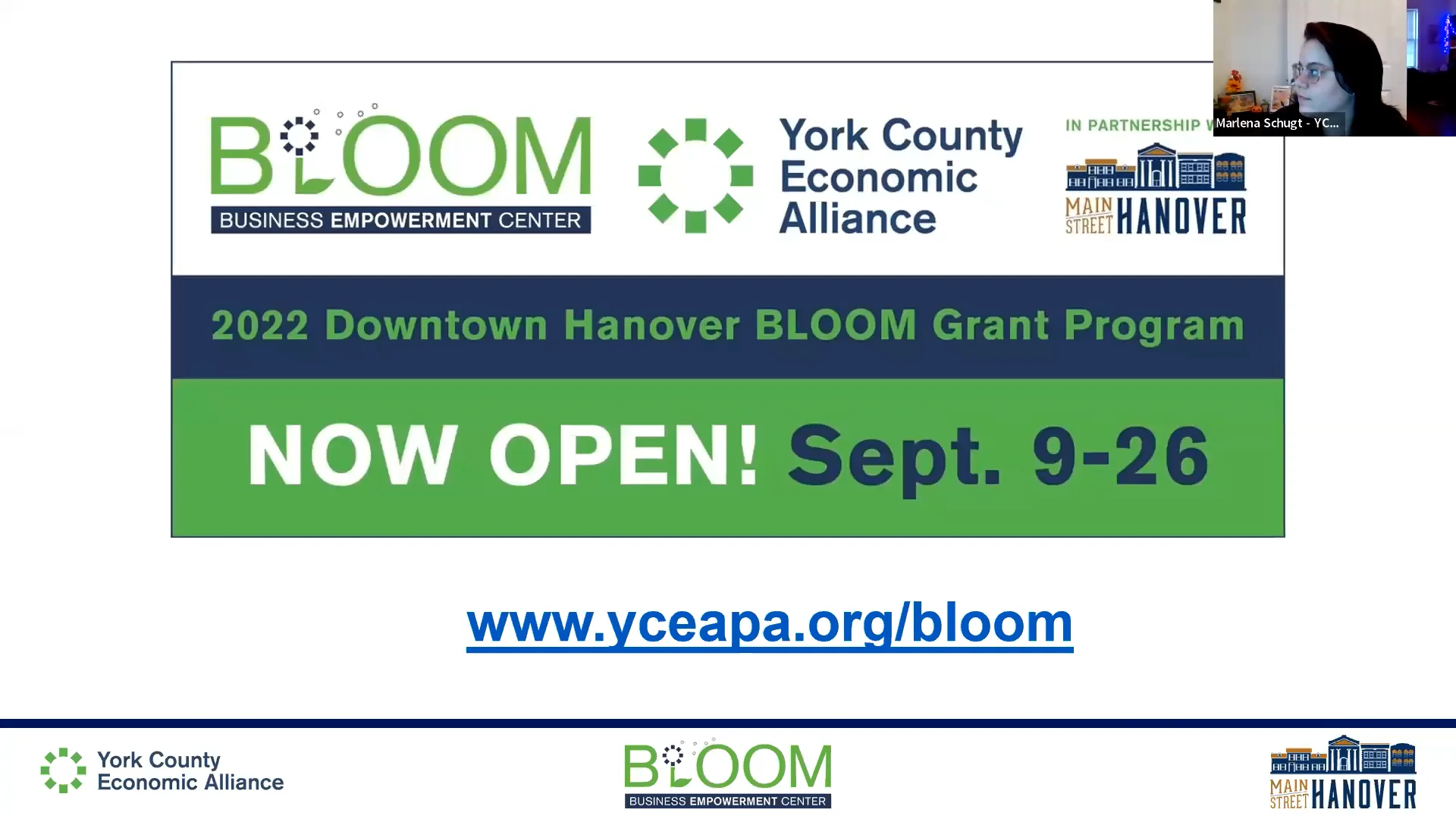 2022 Downtown Hanover BLOOM Grant Info Session on Vimeo