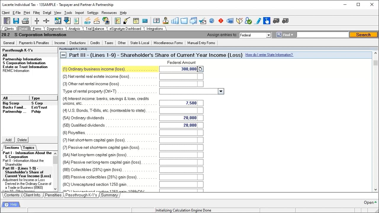 Intuit Lacerte Training - Intuit - Lacerte - Handling K-1 Passthrough ...