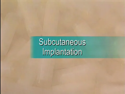 Subcutaneous Implantation Procedure
