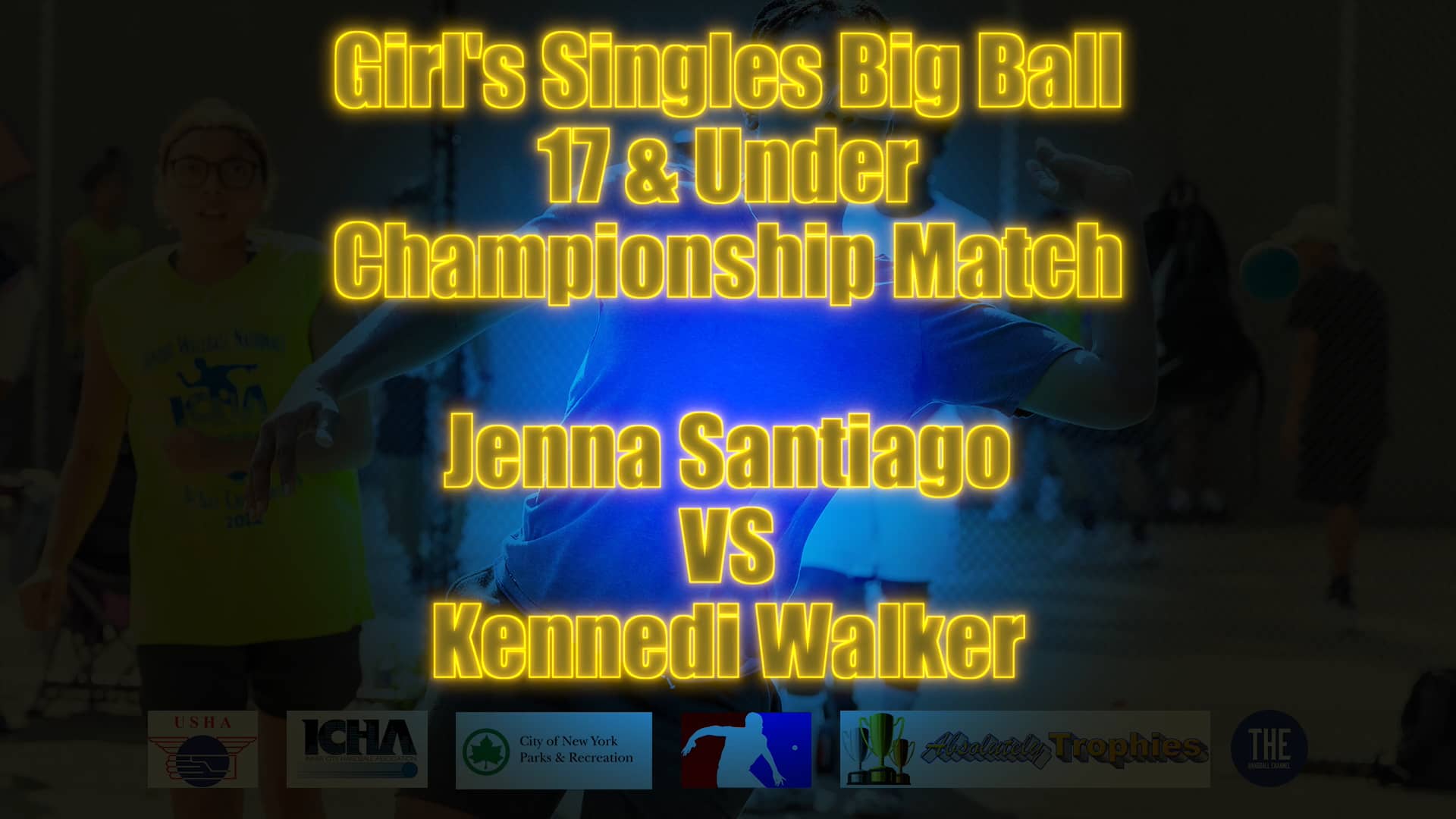 Girl's Singles Big Ball - 17 & Under Championship Match - Jenna ...
