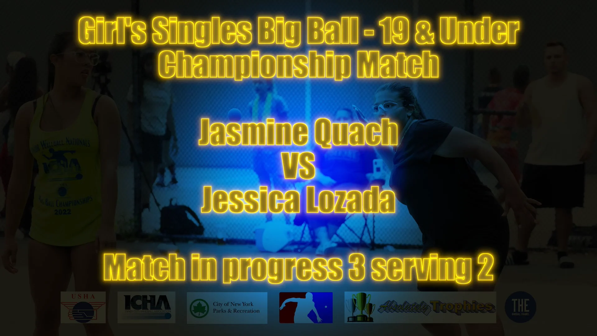 Girl's Singles Big Ball - 19 & Under Championship Match - Jasmine Quach ...