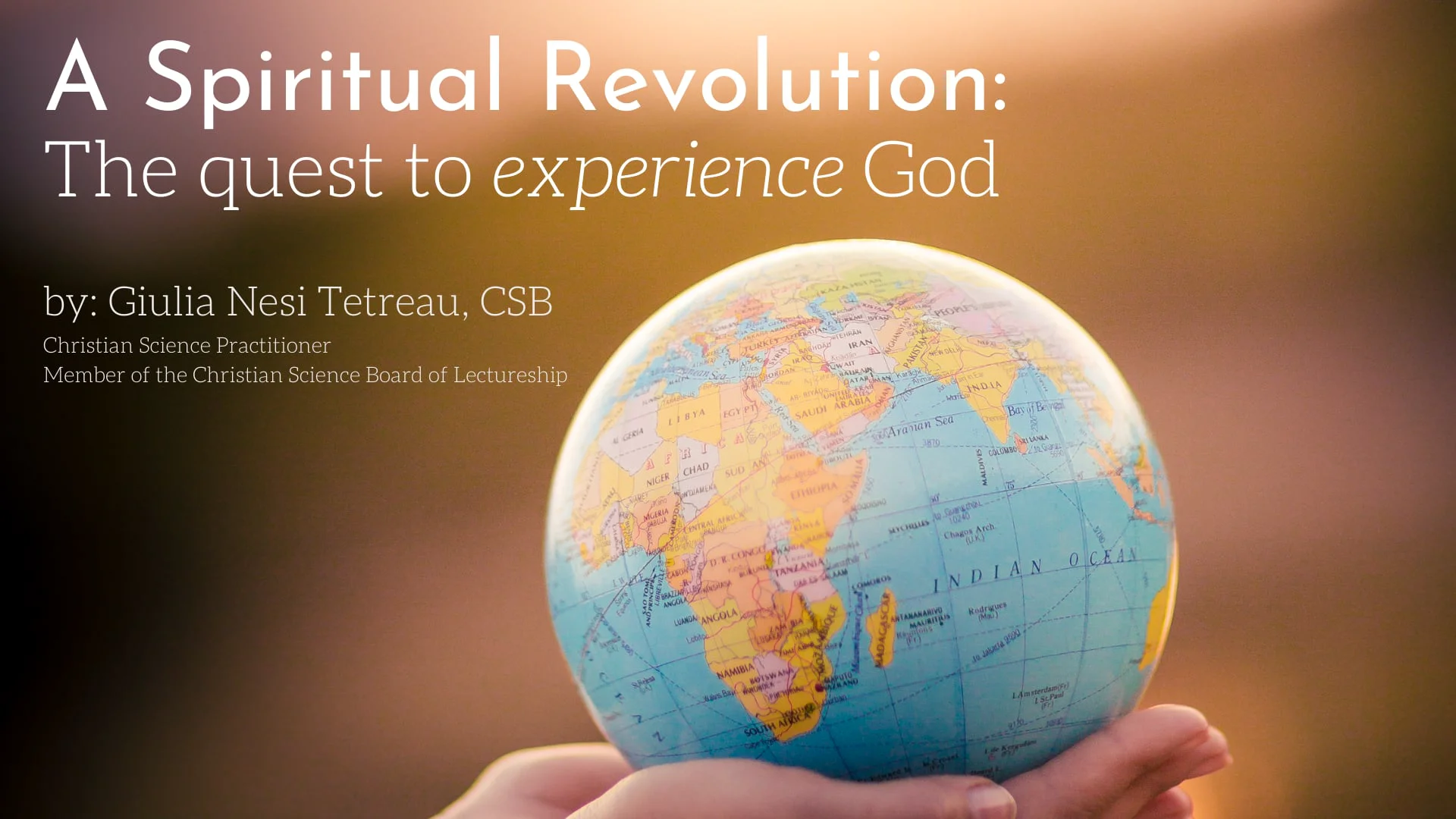 10/15 Copenhagen, Denmark - A Spiritual Revolution: The quest to ...