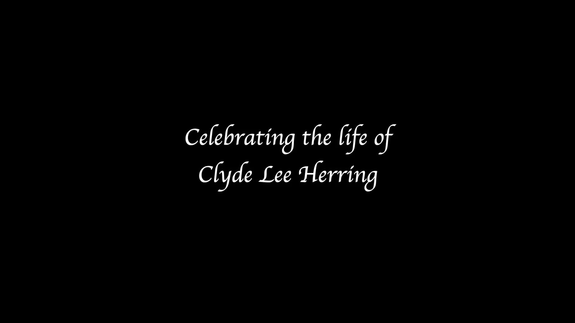 Clyde Herring Memorial Slideshow.mov on Vimeo