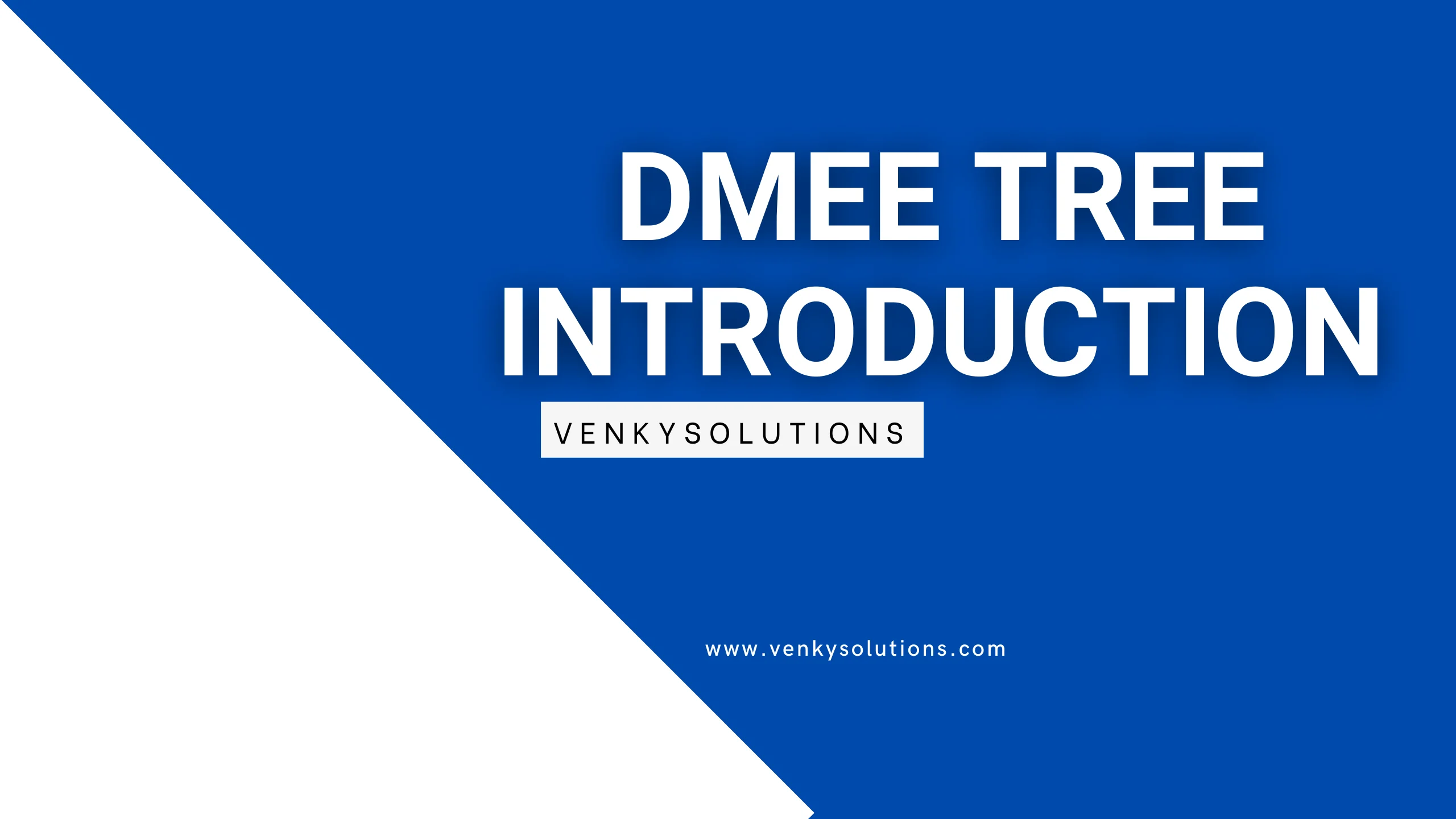 DMEE Tree Introduction on Vimeo