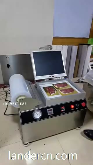 Small vacuum skin packaging machine LSP350 on Vimeo