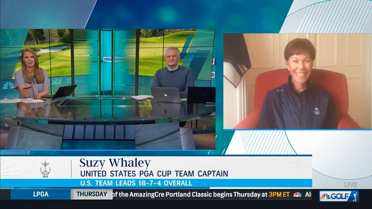 Suzy Whaley Interview - GOLF Today on Golf Channel - 30th U.S. PGA Cup ...