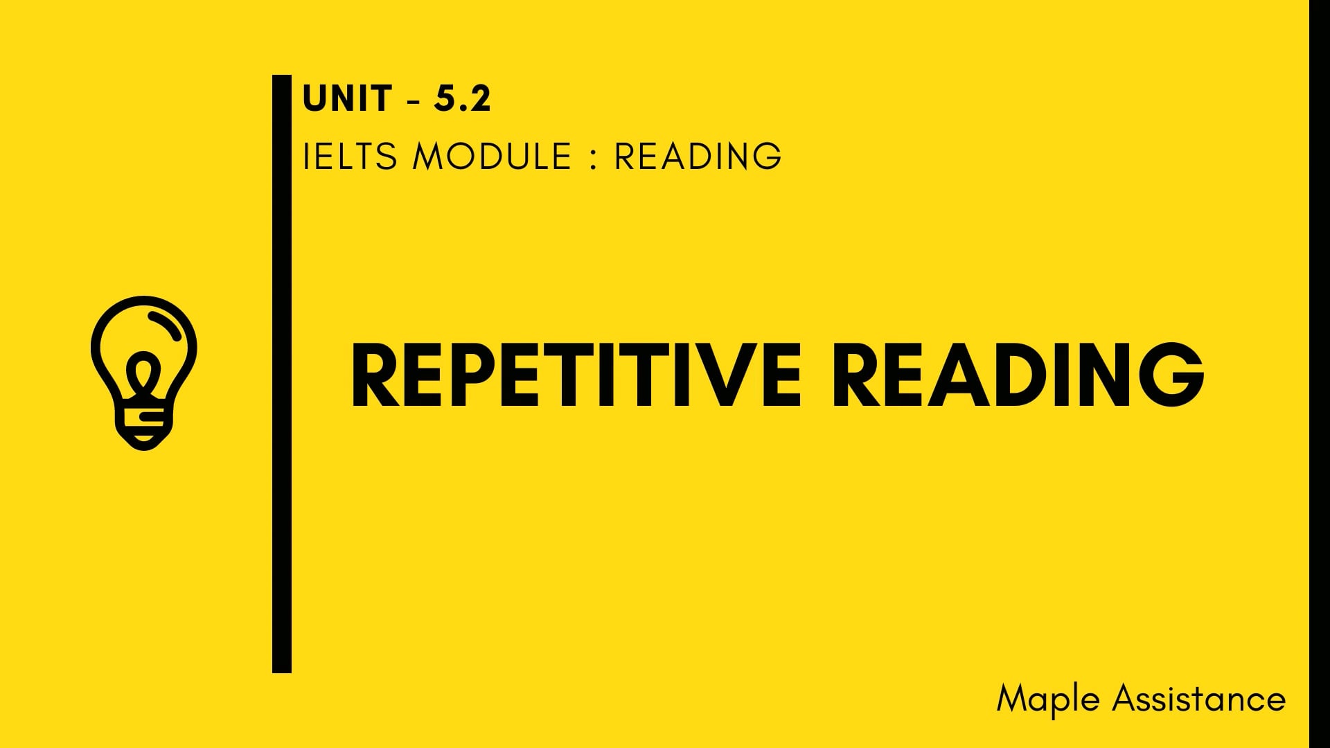 5.2 - Repetitive Reading on Vimeo