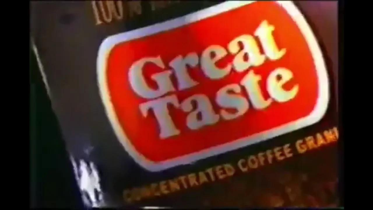 Great Taste Concentrates Coffee Granules Tvc 30s 1999